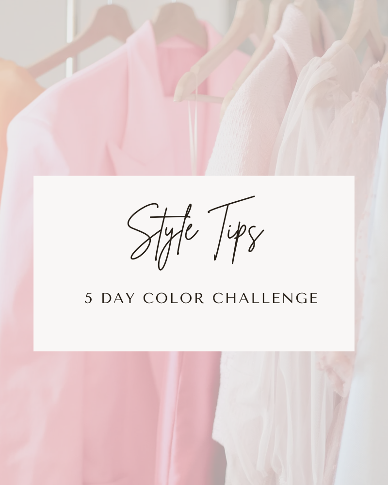 5 Day Color Challenge: Using the Power of Color - Shannon April